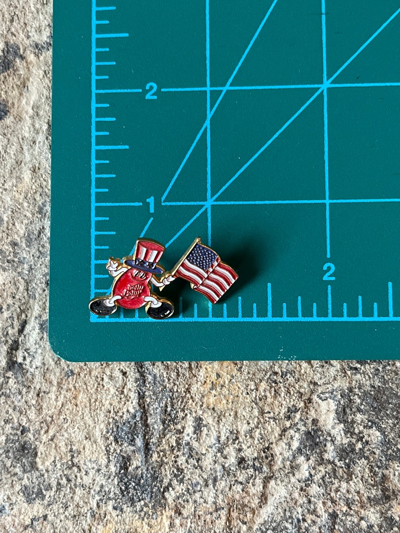 Vintage Patriotic Jelly Belly Bean Pin - Etsy
