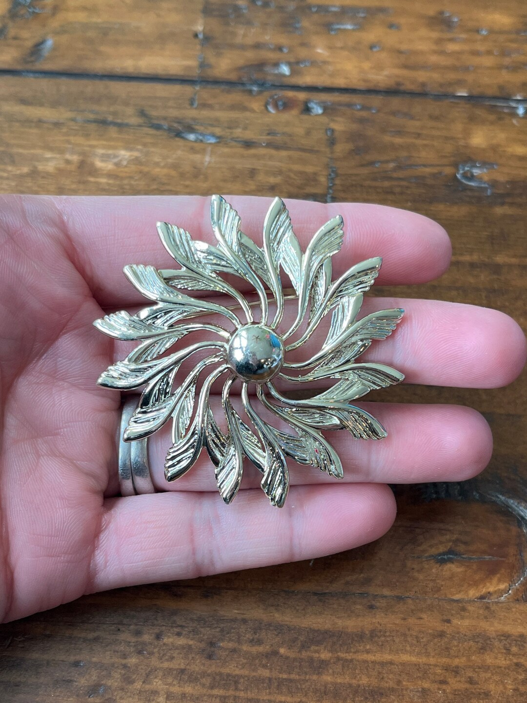 Sarah Coventry Pinwheel Brooch - Etsy