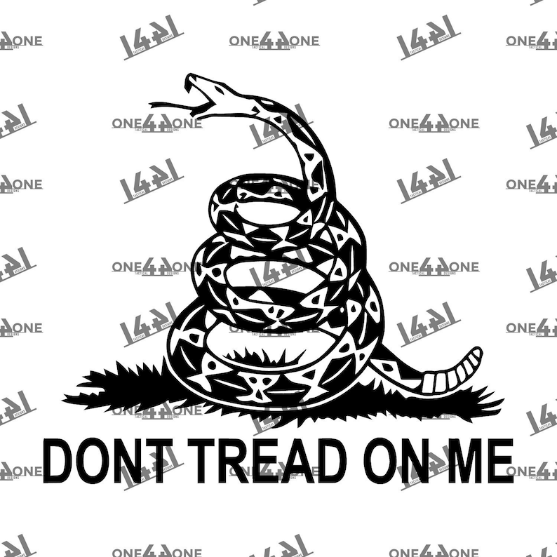 Don't Tread of Me SVG DTOM Gadsden Flag Cutting File Png - Etsy