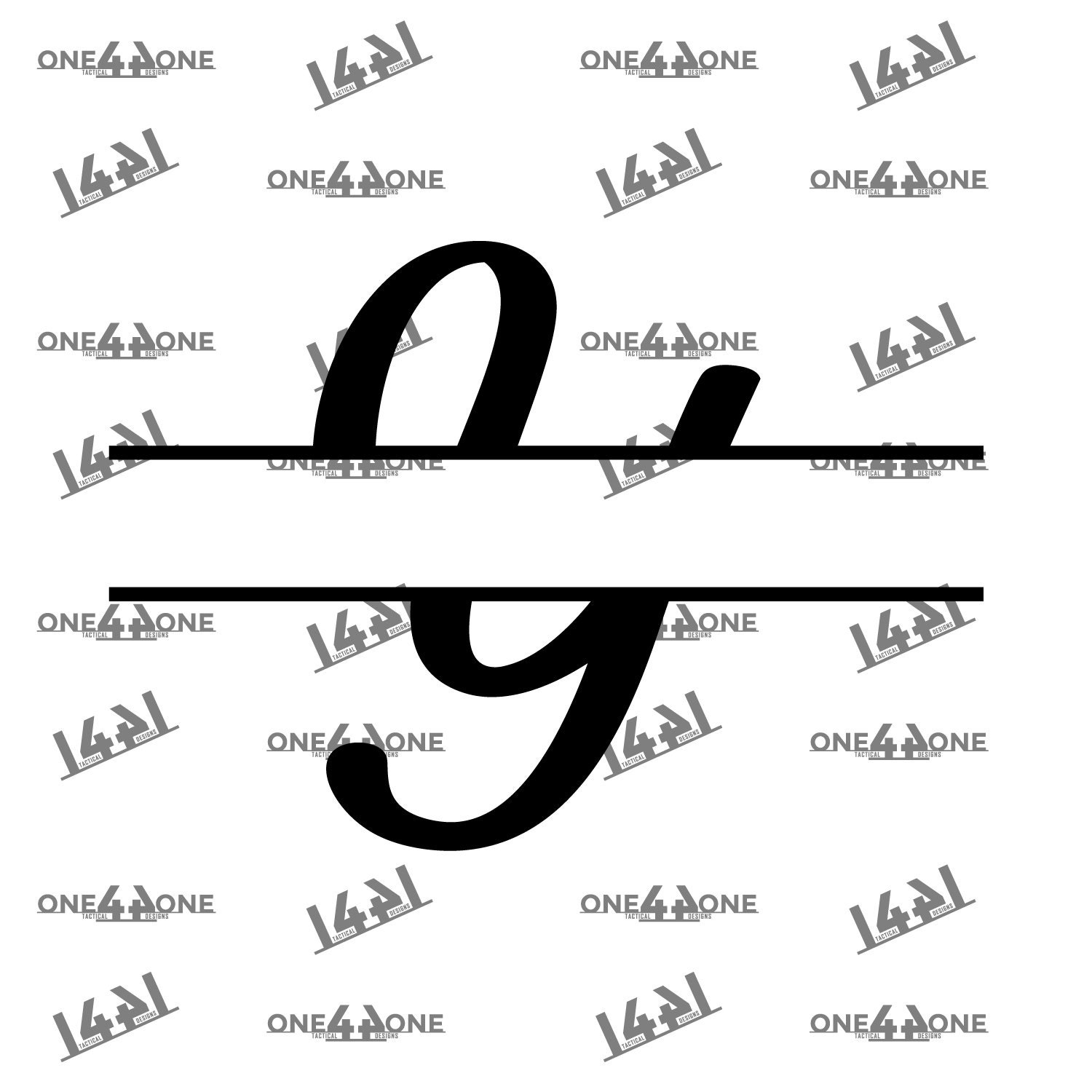 Split Letter Monogram Initial Y SVG Eps Png Split Letter | Etsy