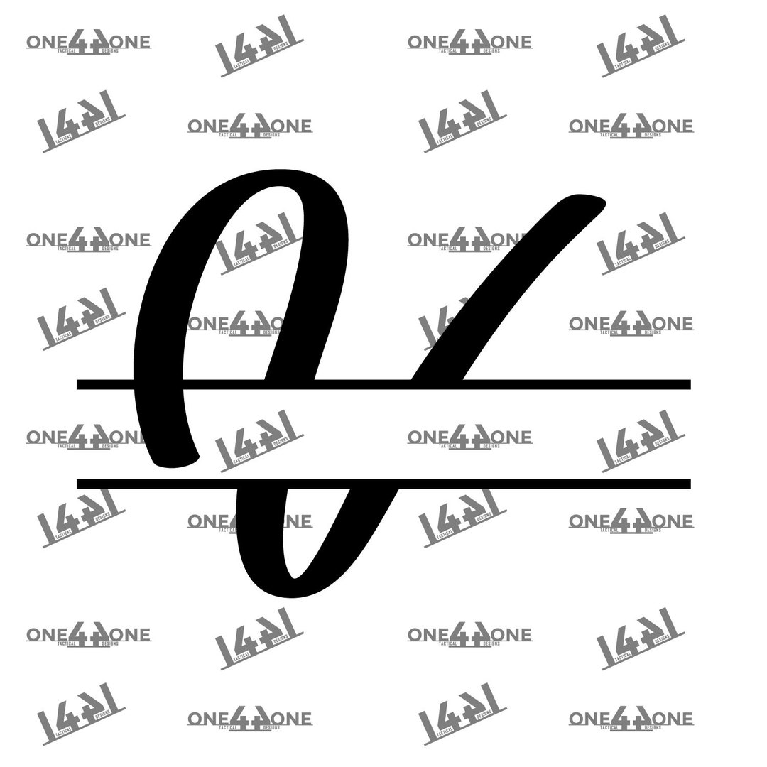 Split Letter Monogram Initial V ,SVG, Eps, Png, Split Letter Monogram ...