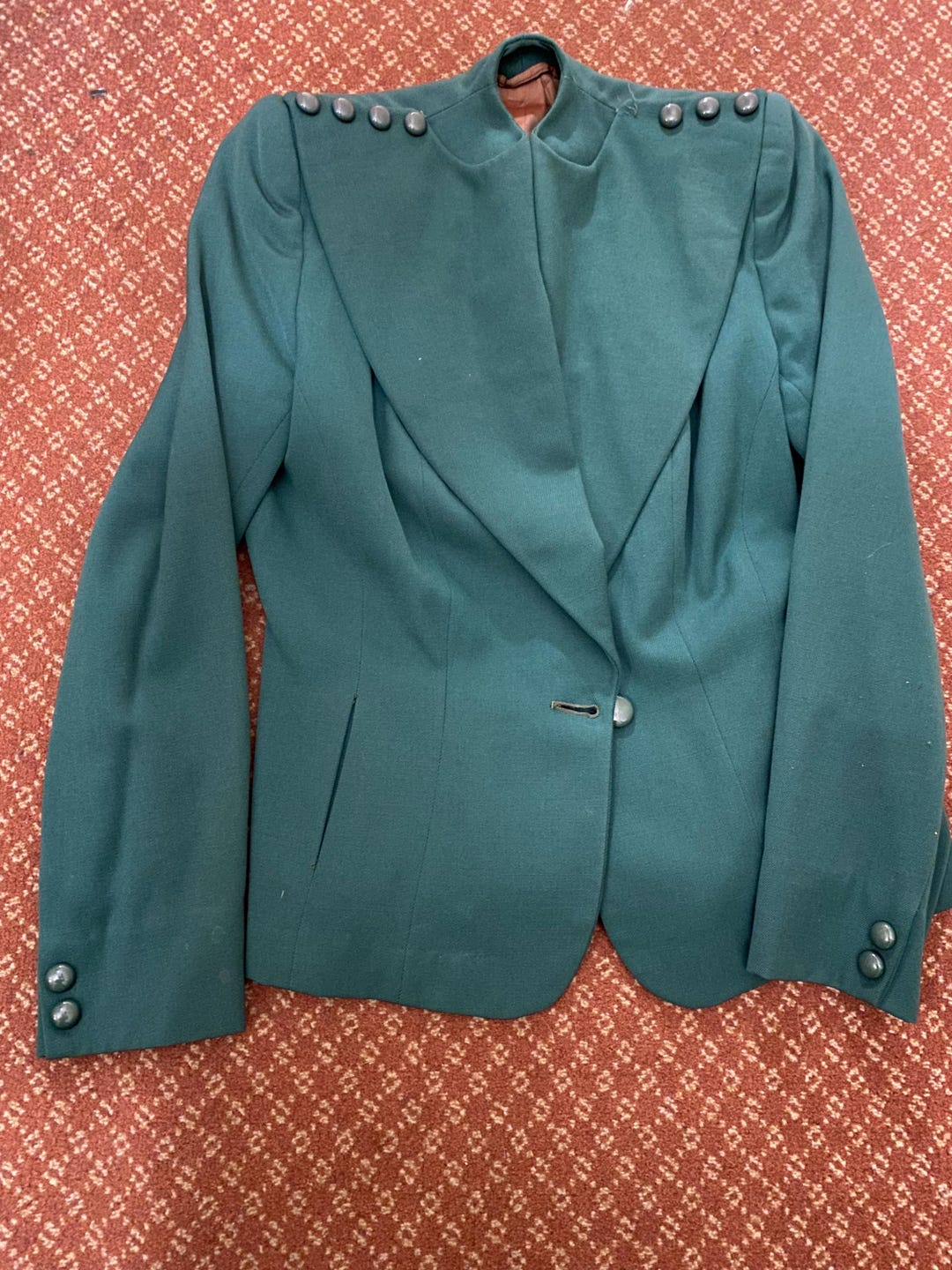 Vintage 1940s Woman’s Jacket With Wartime CC41 Utility Label. Tailored ...