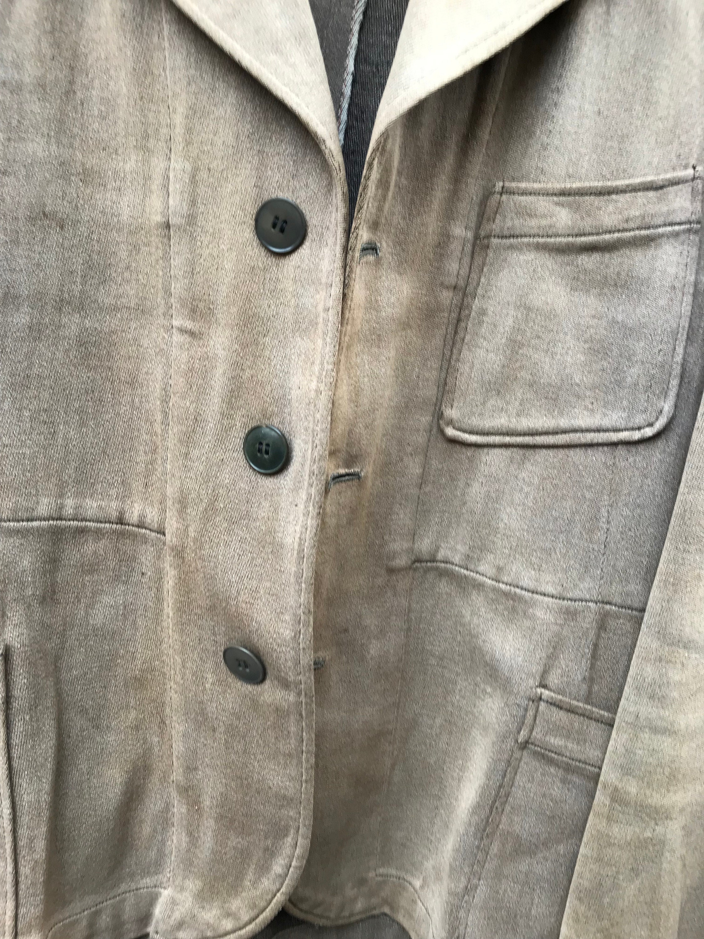 French Vintage Mens Denim Jacket Circa 1920s - Etsy