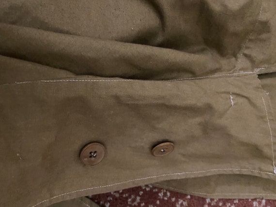 Vintage French military cape dated 1950 - Gem