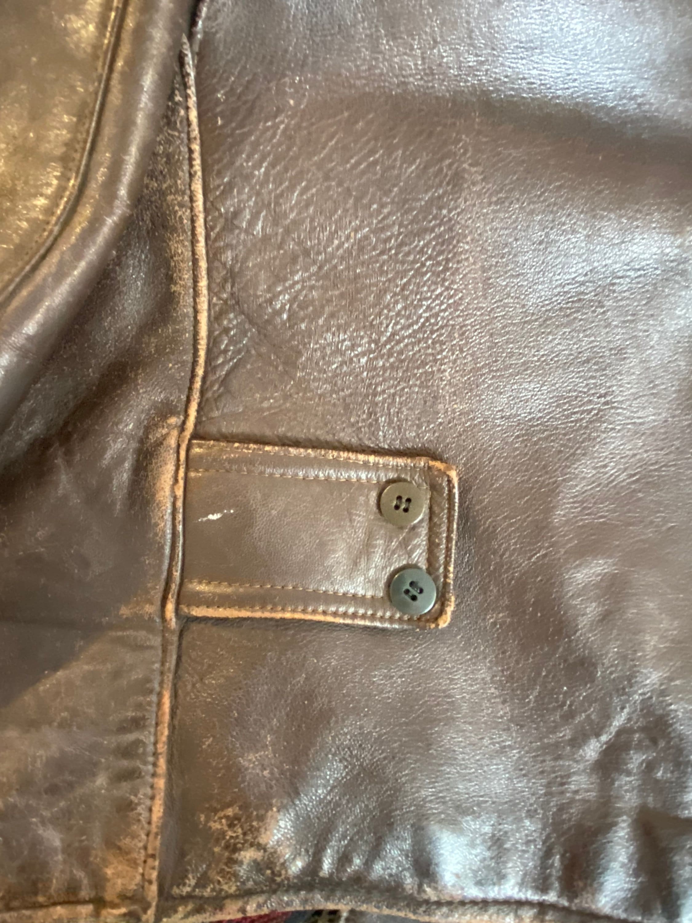 Vintage French Leather Jacket With Sheepskin Liner Circa 1950s - Etsy