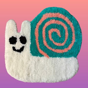 Snail Rug, Handmade Tufted Rug, Snail Wall Hanging, Aesthetic Rug ...