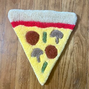 Tufted Pizza Wall Hanging, Pizza Rug, Pizza Wall Art - Etsy