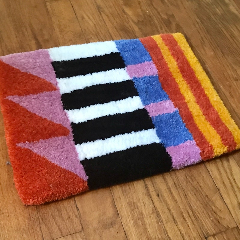 Geometric Rug - Etsy