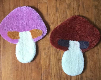 Mushroom Tuft Rug - Etsy