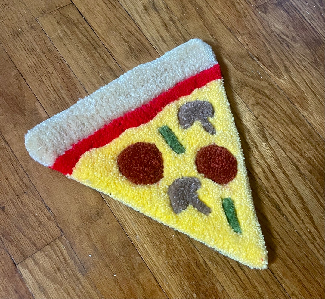 Tufted Pizza Wall Hanging, Pizza Rug, Pizza Wall Art - Etsy