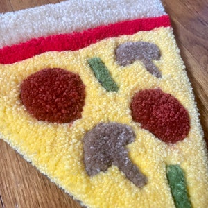 Tufted Pizza Wall Hanging, Pizza Rug, Pizza Wall Art - Etsy