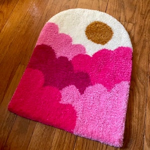 Cloud Rug, Tufted Rug, Aesthetic Rug, Tufted Wall Hanging, Cool Wall ...
