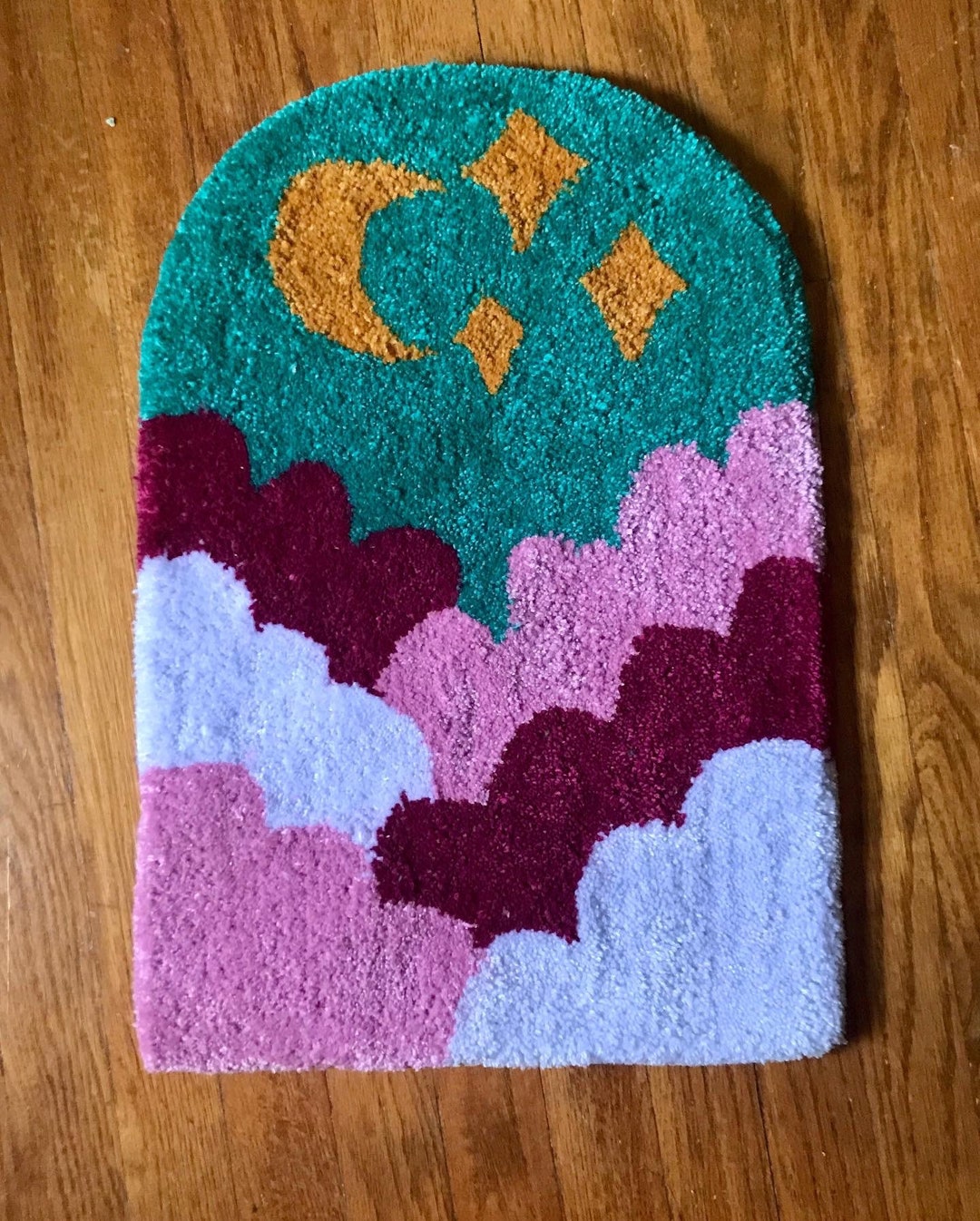 Cloud Rug, Tufted Rug, Aesthetic Rug, Tufted Wall Hanging, Cool Wall ...