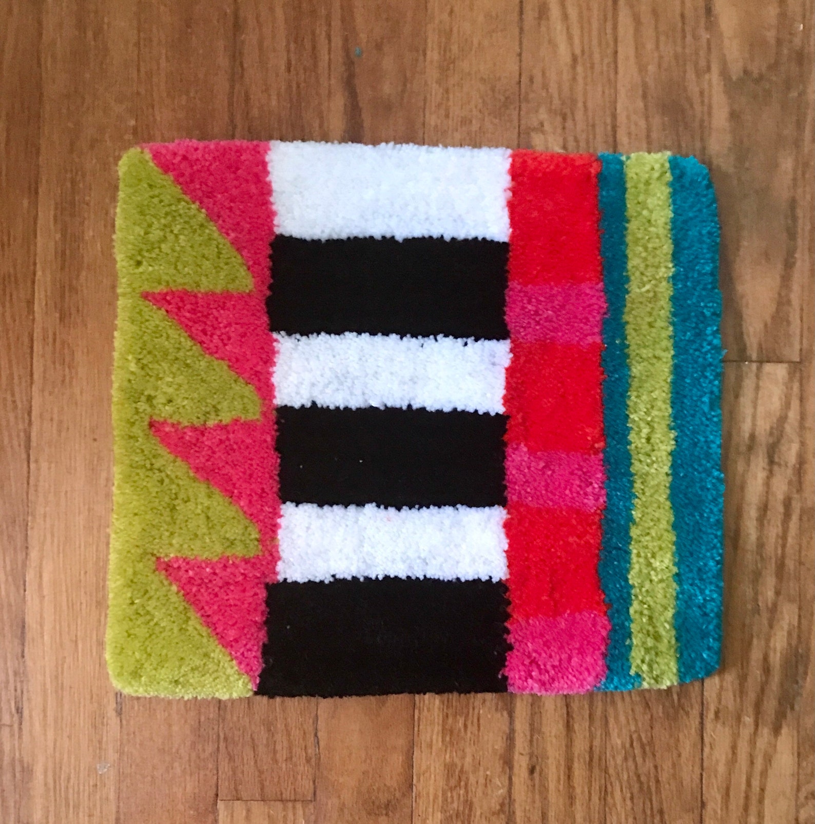 Abstract Rug Geometric Rug Tufted Wall Hanging Y2K Rug - Etsy
