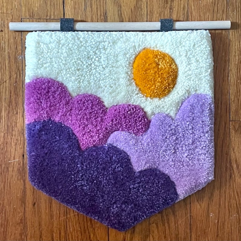 Tufted Wall Hanging - Etsy