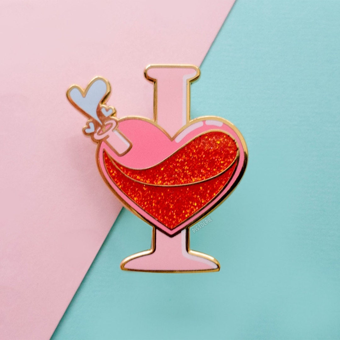 420 Love Glitter Bong Enamel Pin - Etsy