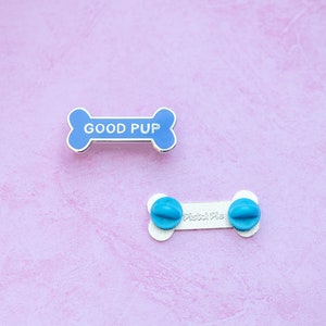 Good Pup Hard Enamel Pin - Etsy