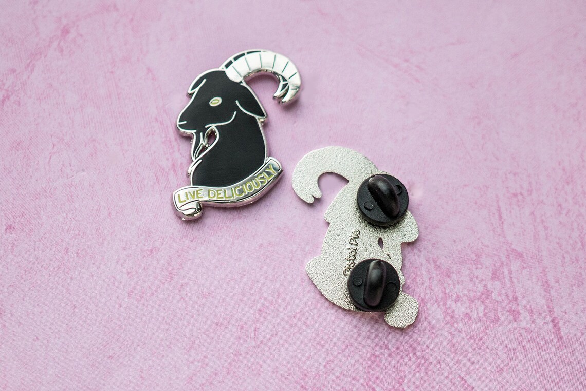 Black Phillip Hard Enamel Pin | Etsy