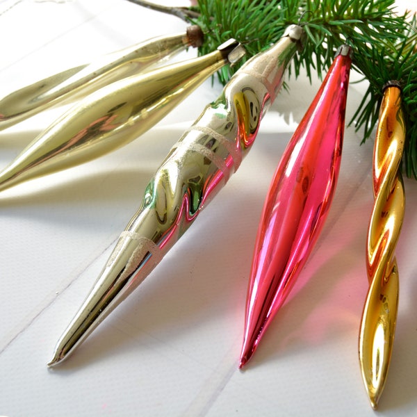 Icicle Ornaments - Etsy