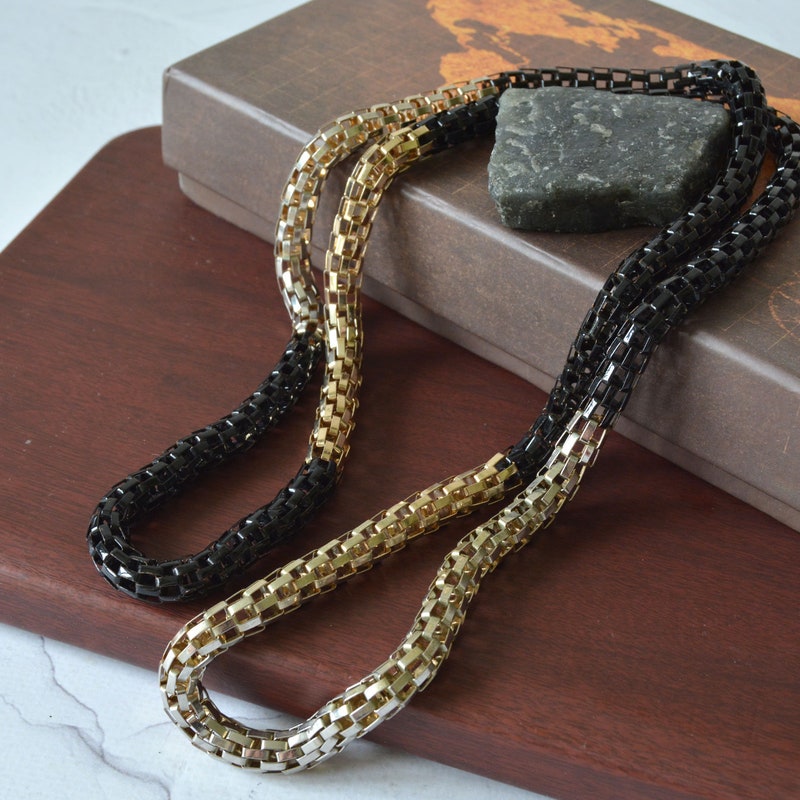 Long Chain Necklace - Etsy
