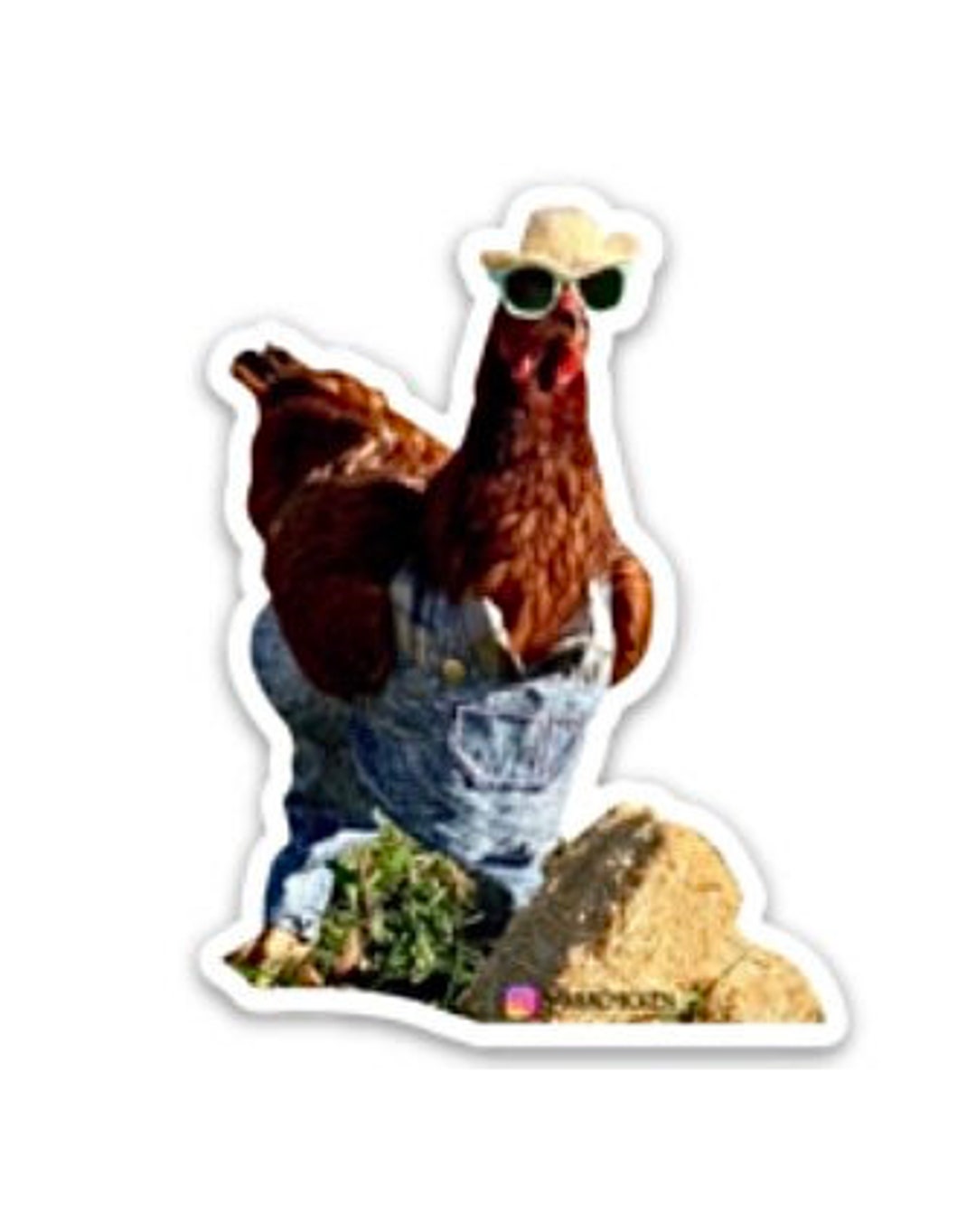 Farmer Sammi Vinyl Sticker - Etsy