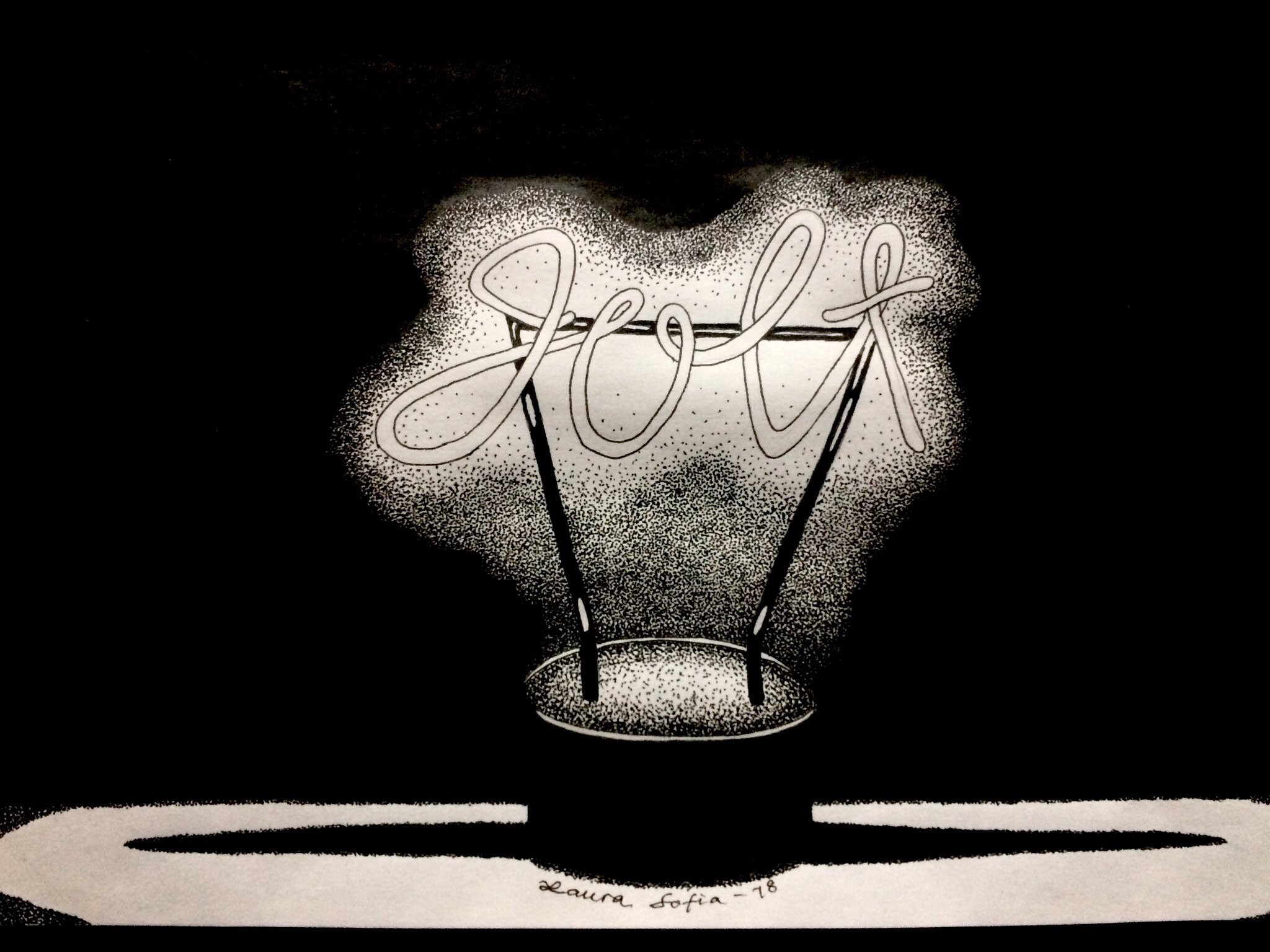 Sätky - Jolt, a Small Size Ink Drawing From the Inktober 2018 Series ...