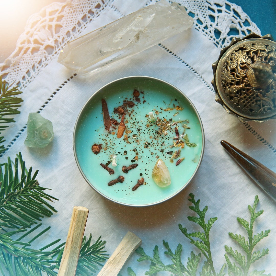 PROSPERITY Witchy Wiccan Candle - Etsy