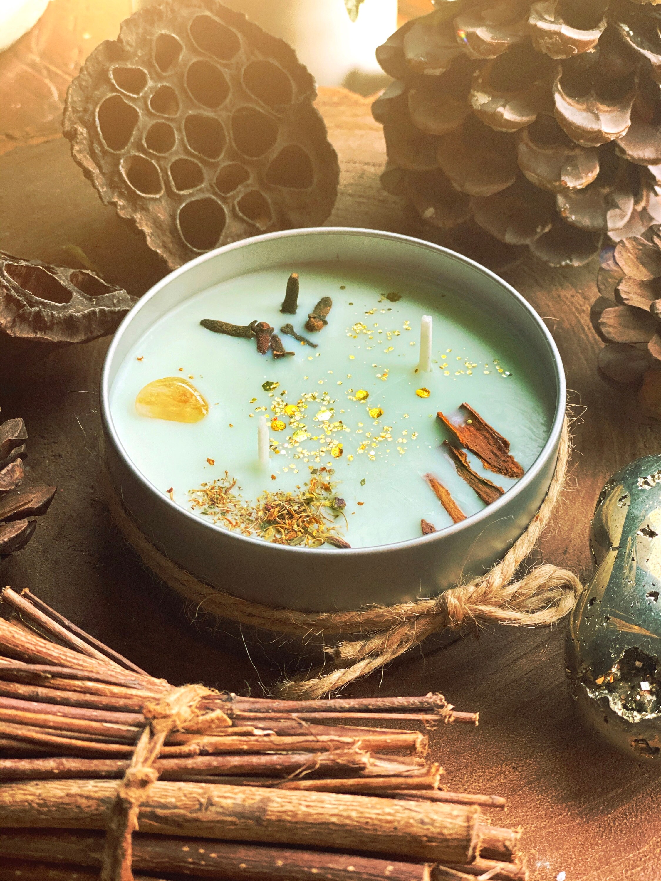 PROSPERITY Witchy Wiccan Candle - Etsy UK