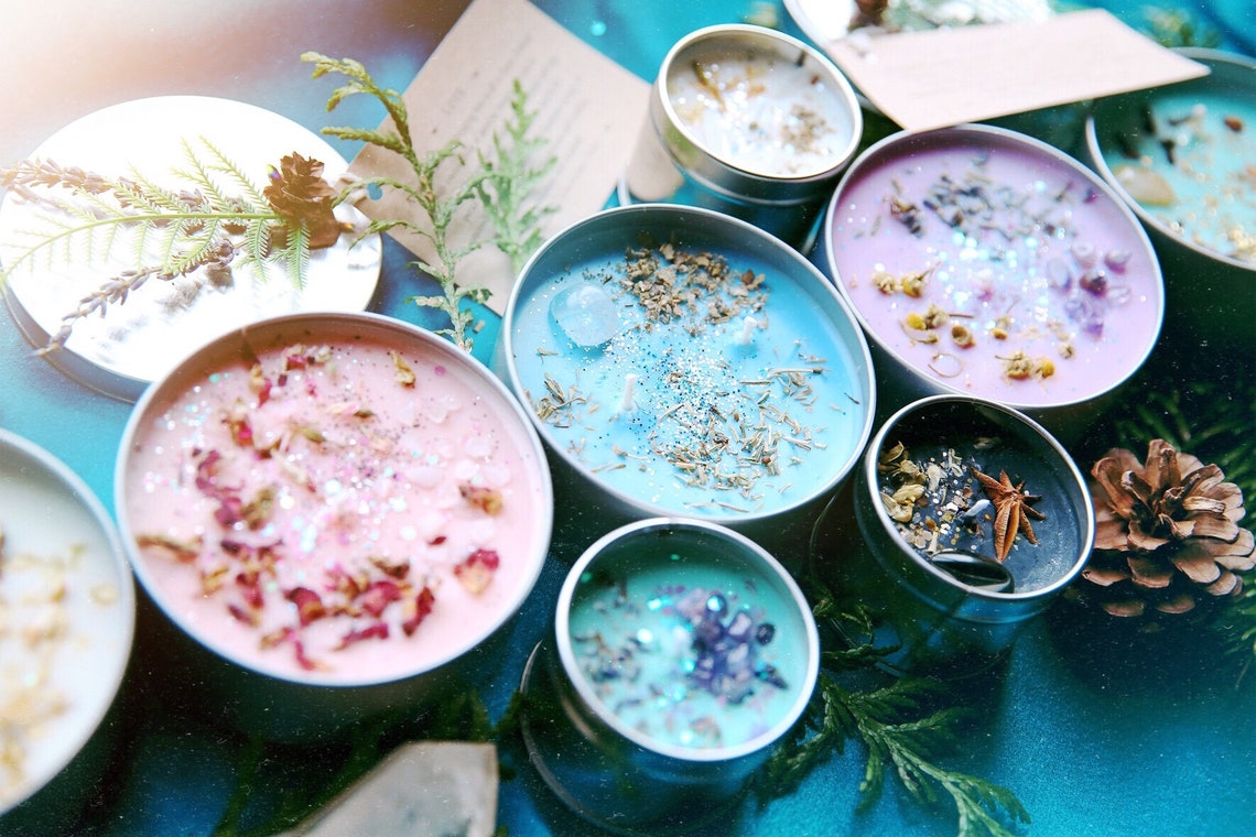 GOOD LUCK Witchy Wiccan Candle - Etsy