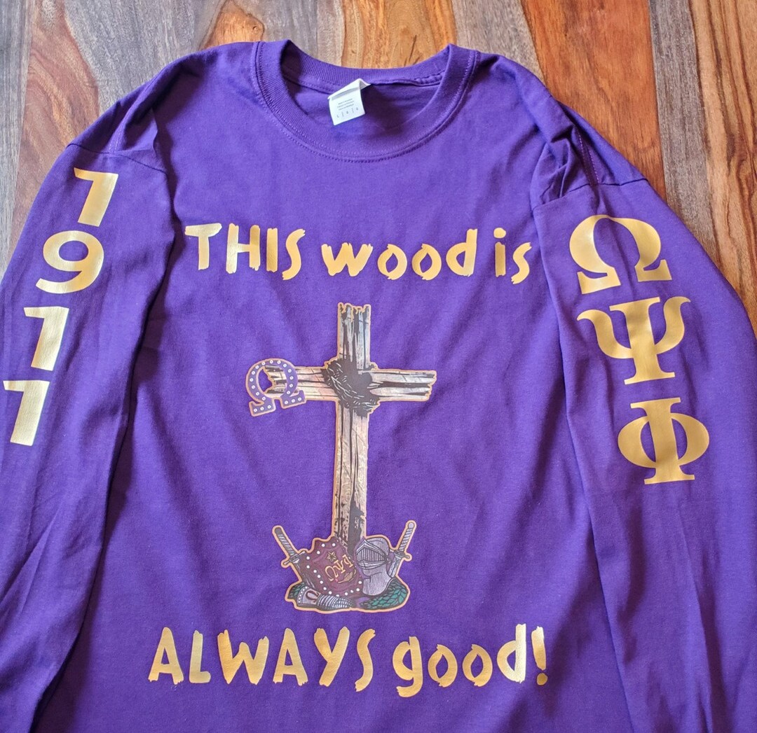 Omega Psi Phi "good Wood" - Etsy
