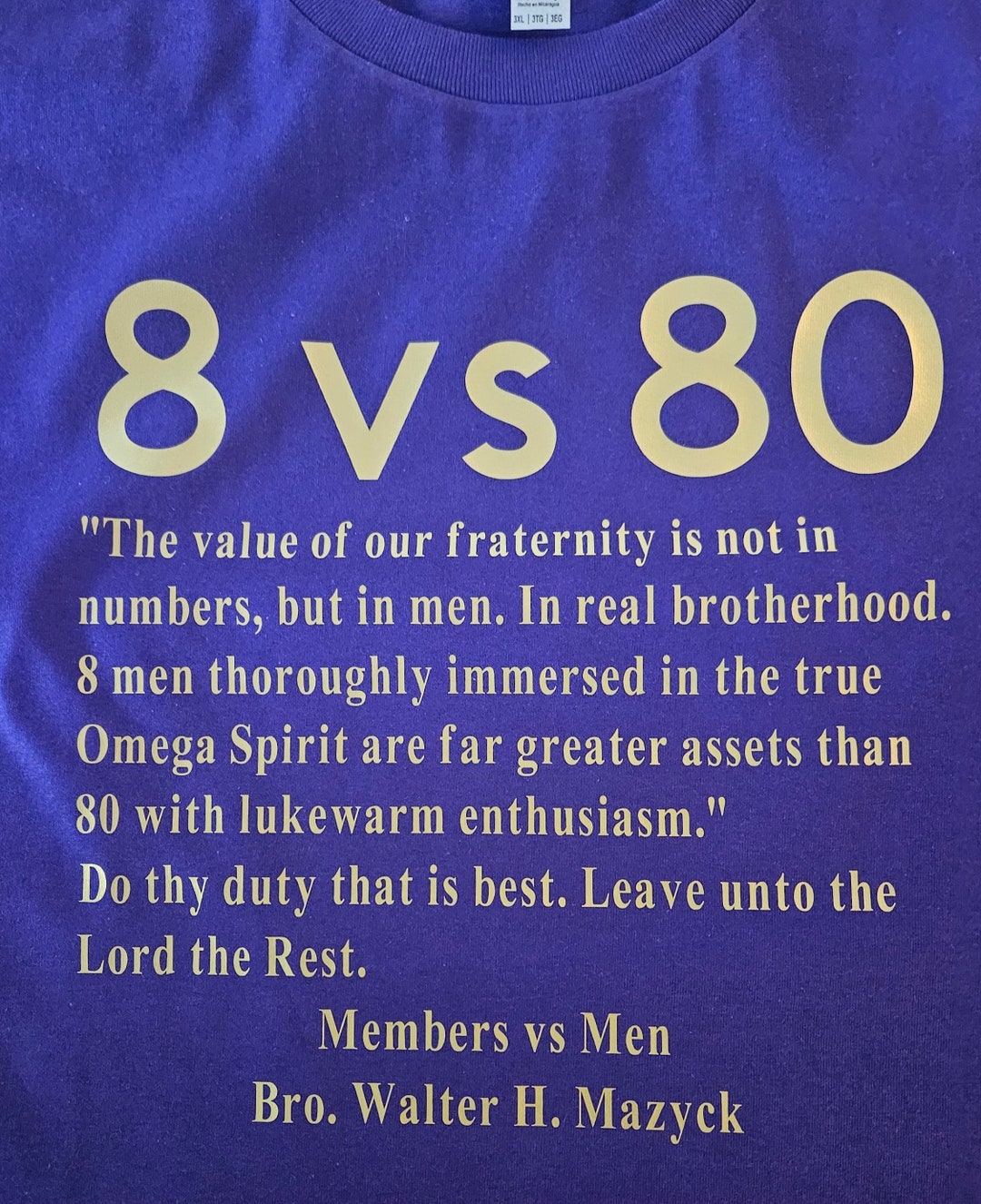 OPPF "8vs.80" T-shirt | Omega Psi Phi - Etsy