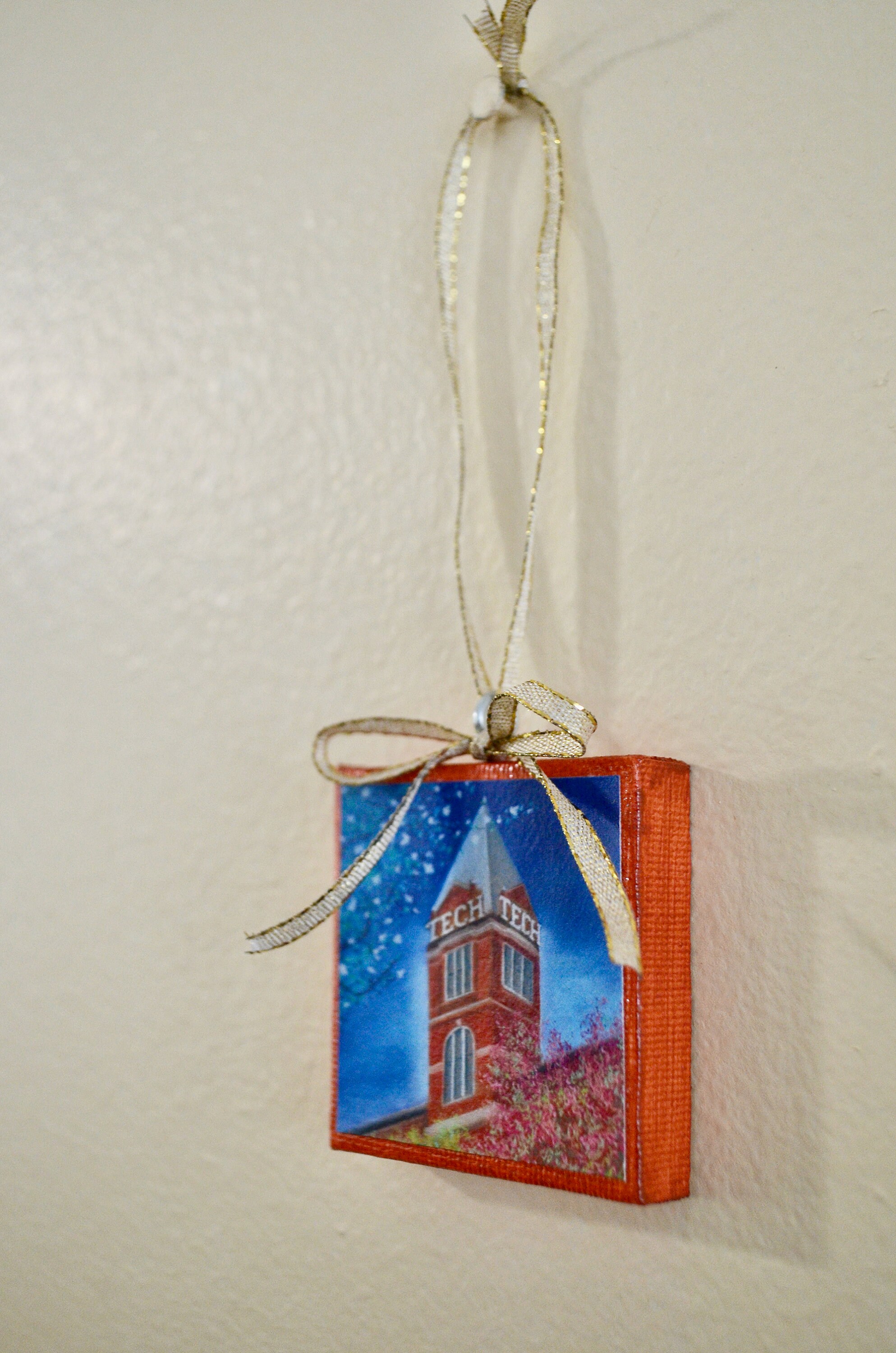 Georgia Tech Ornament | Tech Tower Ornament | Georgia Tech Gift | GT ...