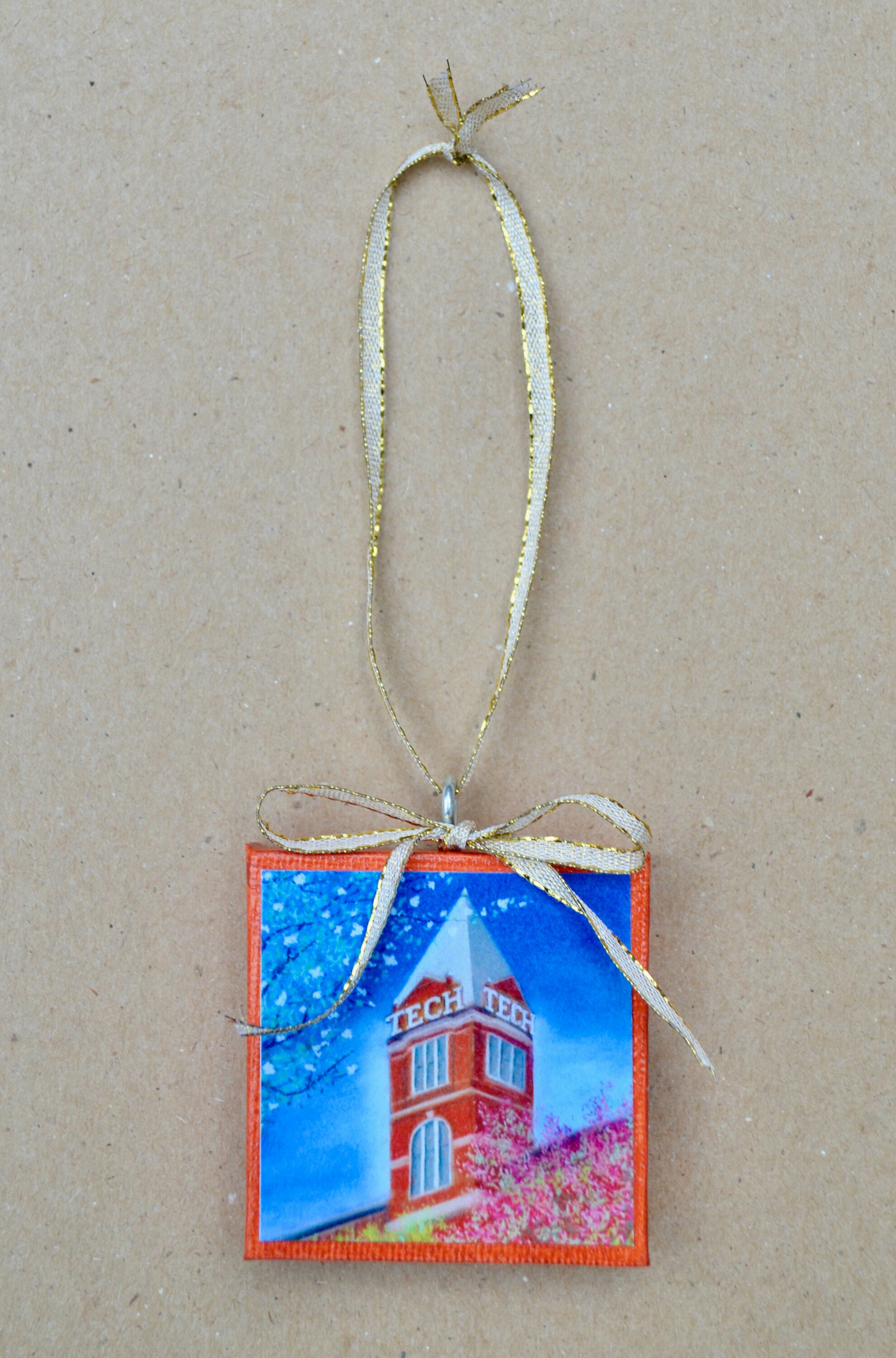 Georgia Tech Ornament | Tech Tower Ornament | Georgia Tech Gift | GT ...