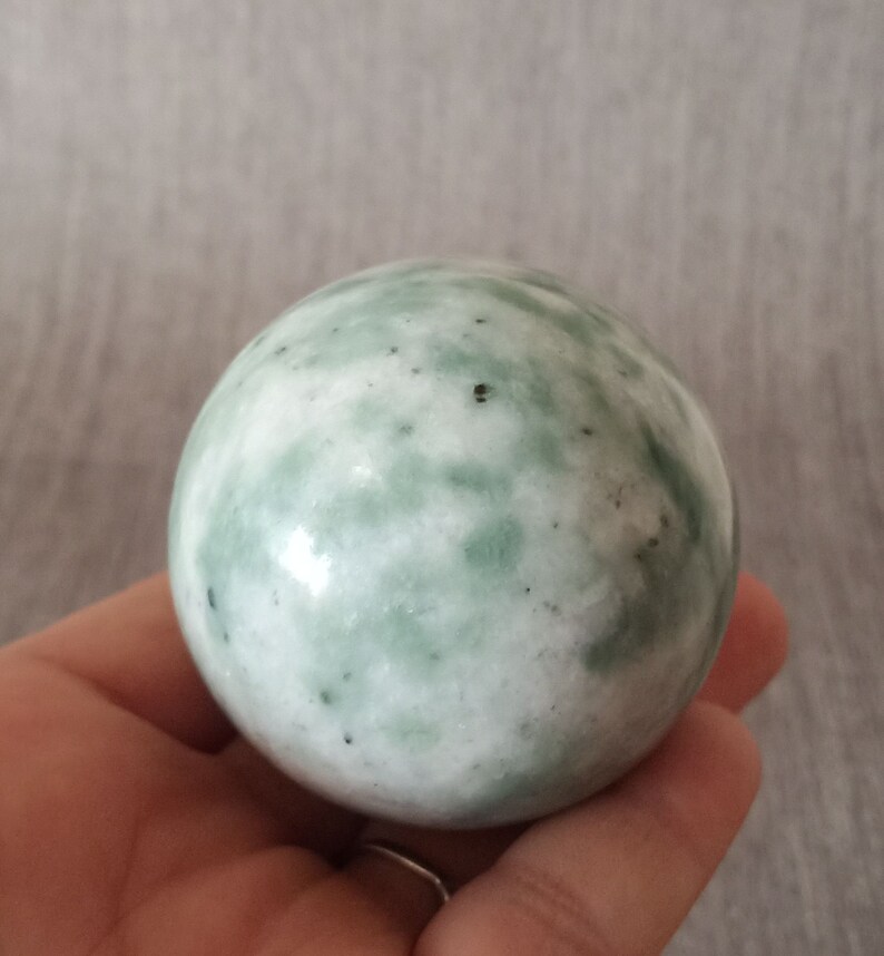 54mm Chinese Natural Jade Hand-carved Ball Aura Meditation - Etsy