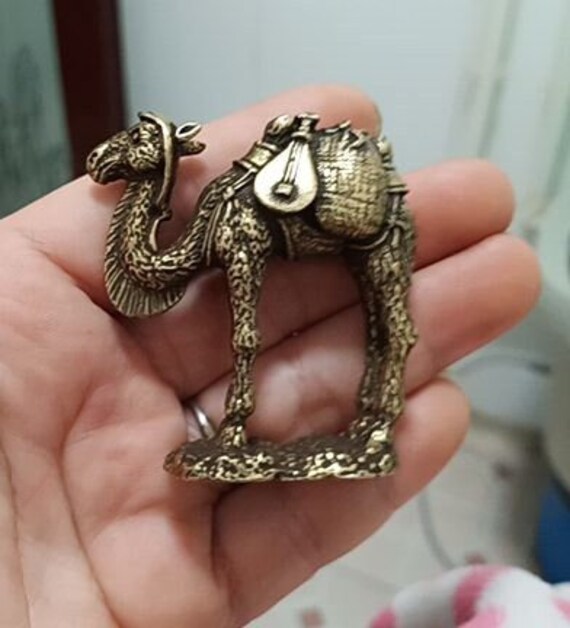 Handmade Pure Copper Camel Ornaments home Desktop Creative - Etsy