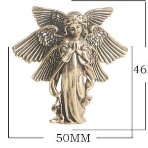 Solid Brass Seraph Tabletop Ornament/eros Cupid Craft Statue - Etsy