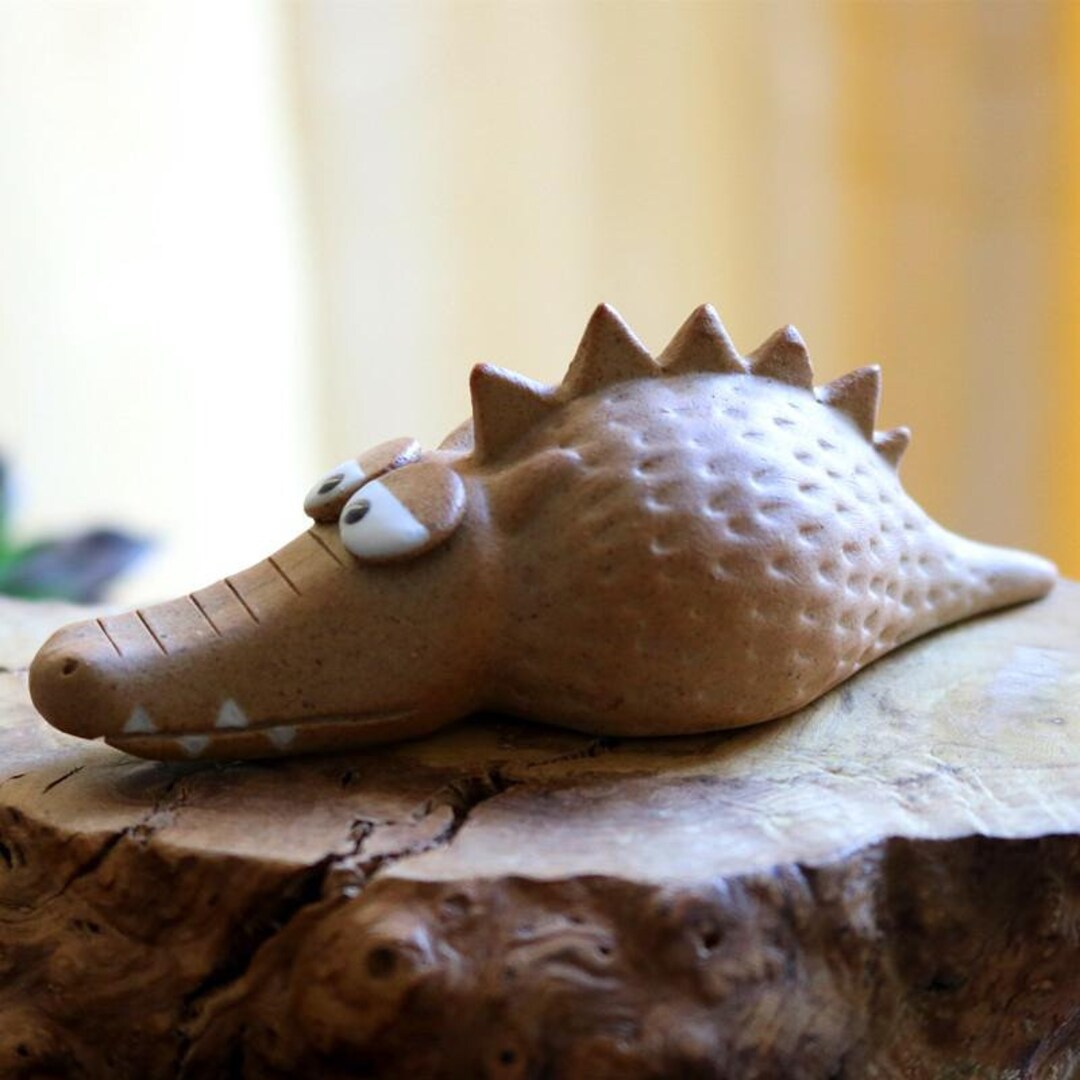 Jingdezhen China Handmade Ceramic Small Crocodile Creative - Etsy