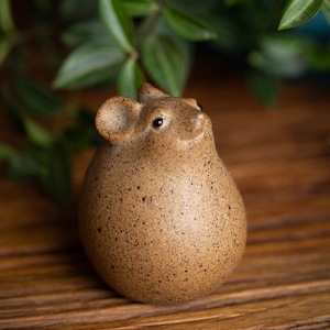 Handmade Ceramic Tea Pet Rat Sculpture/tea Set Accessories/home Office ...