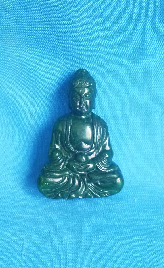 Antique Chinese Jade Carved Buddha Statue L597 - Etsy
