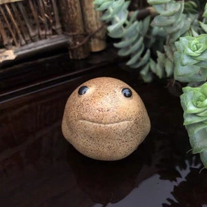 Ceramic Tea Pet Decoration/carving Golden Toad Personality Home Office ...