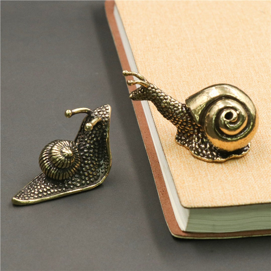 2 Handmade Pure Copper Snail Tea Pets, Home Desktop, Creative and Cute ...