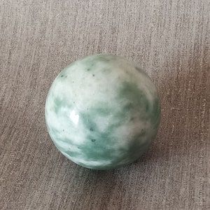 54mm Chinese Natural Jade Hand-carved Ball, Aura, Meditation Jade Ball ...