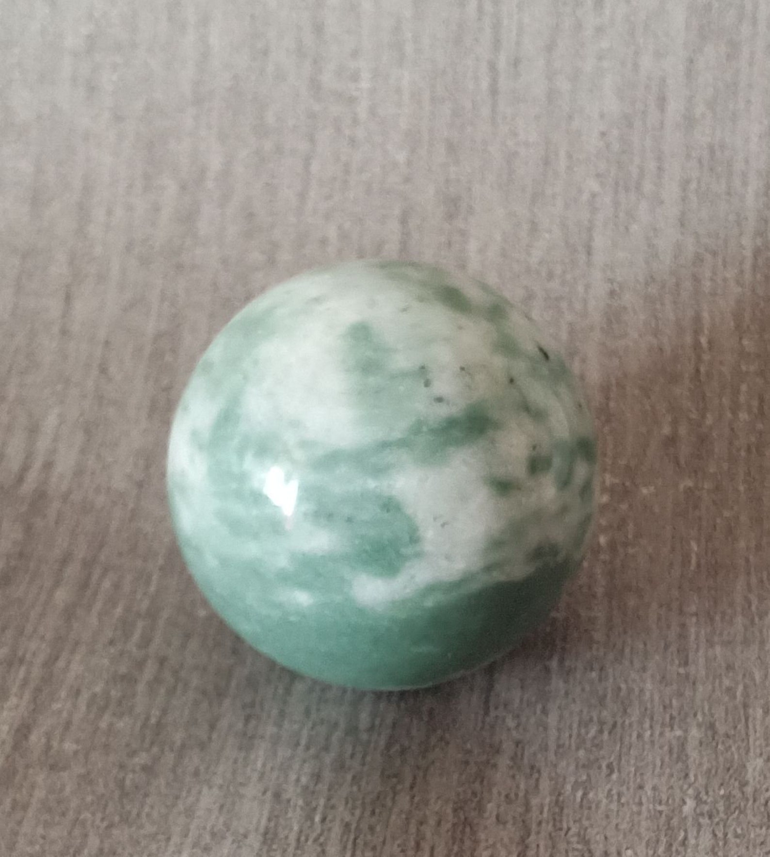 54mm Chinese natural jade hand-carved ball aura meditation | Etsy