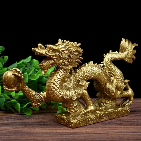 Brass Dragon Etsy