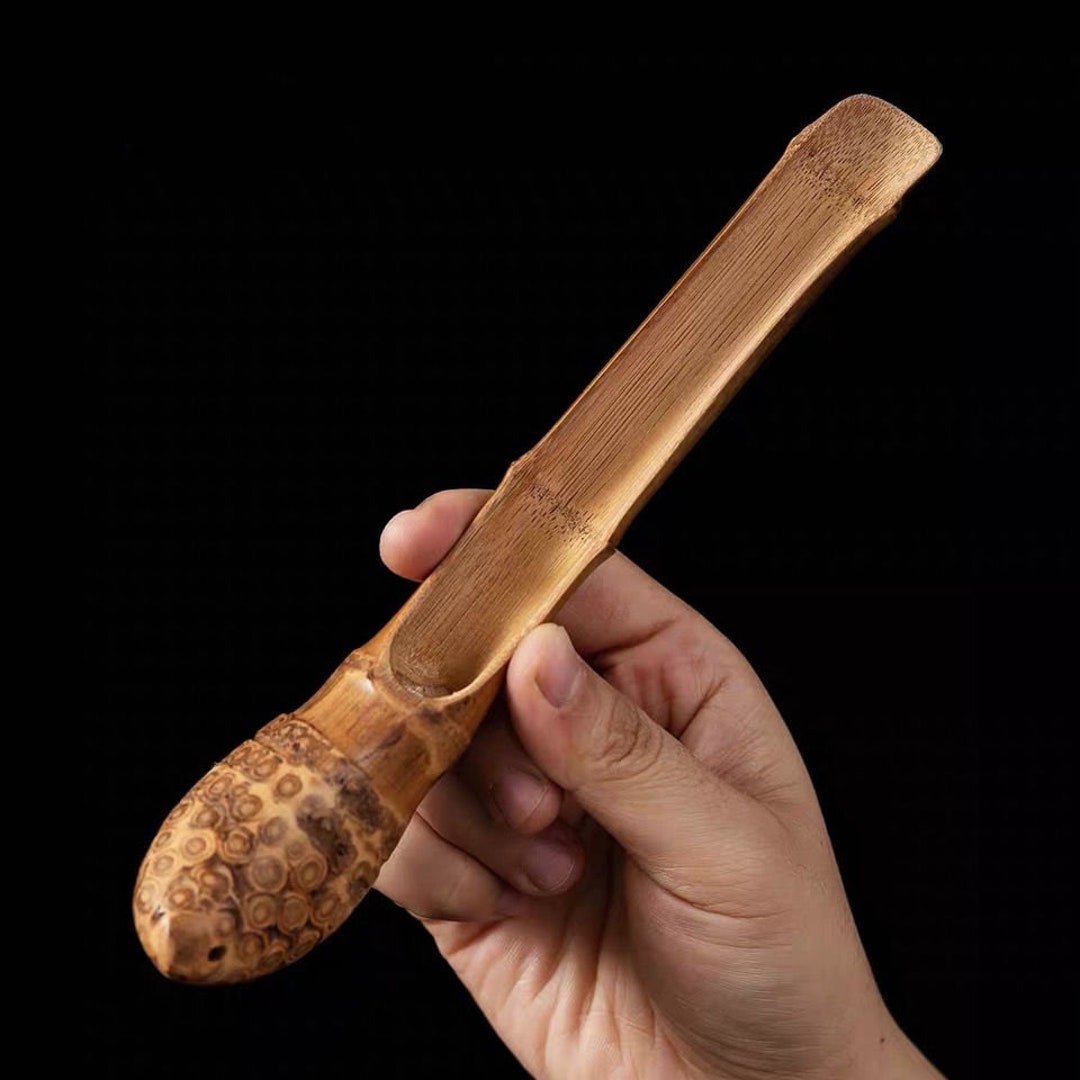 Handmade Bamboo Teaspoon/tea Shovel/small Teaspoon/bamboo Root Tea Set ...