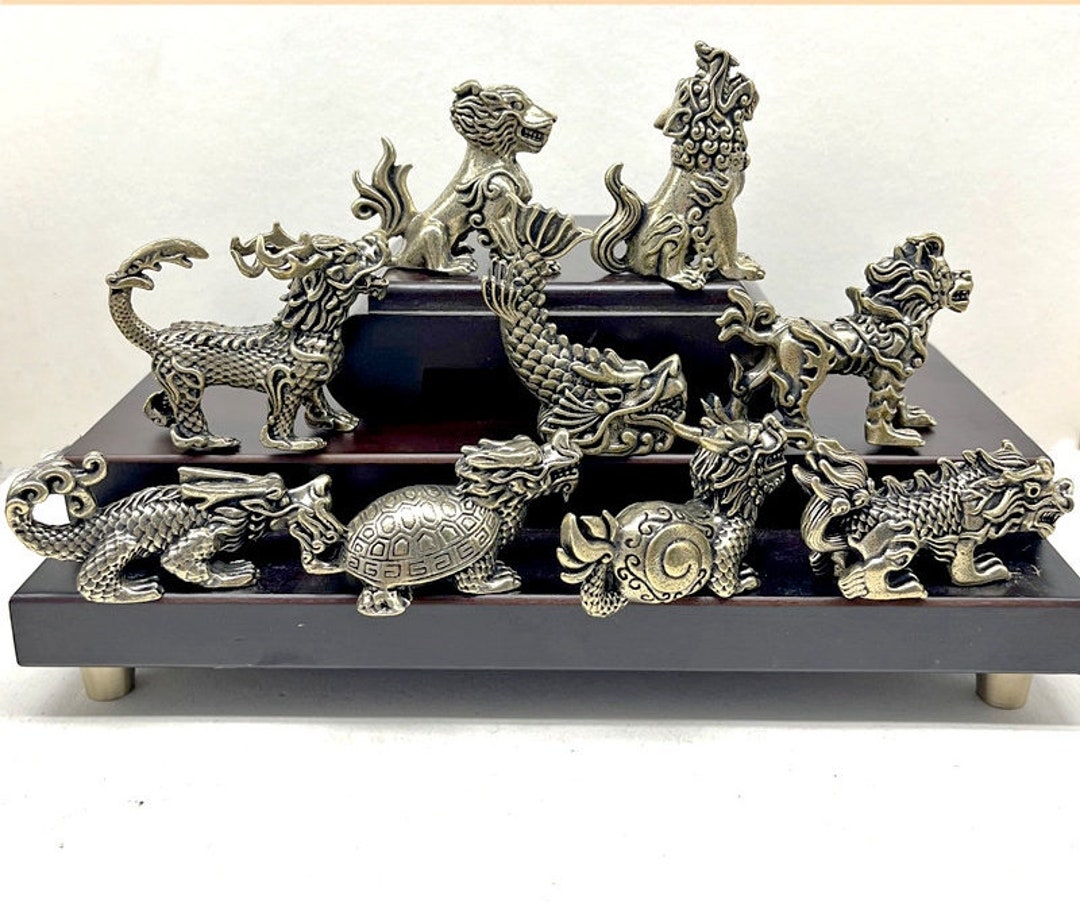 Handmade Brass Tea Pet Dragons Nine Sons Personalized Home - Etsy