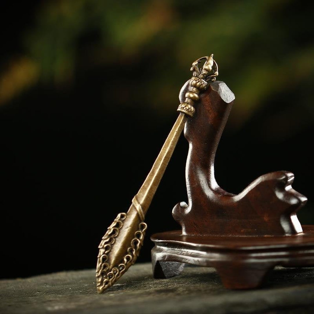 Retro Pure Copper Vajra Wisdom Sword Carry Evil Spirit Sword - Etsy