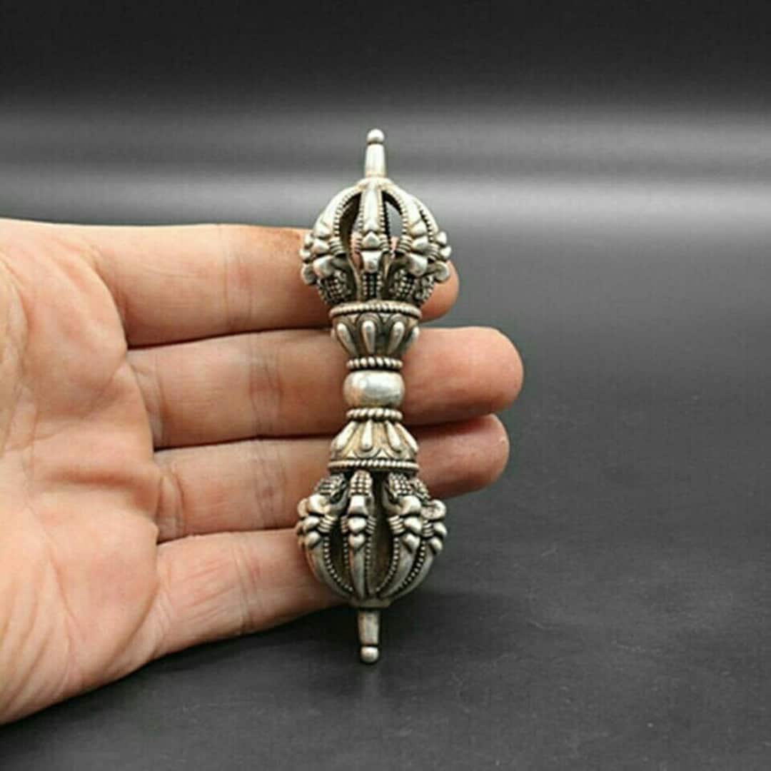 Handmade White Copper Vajra Ornament / Pure Copper Vajra From Nepal - Etsy