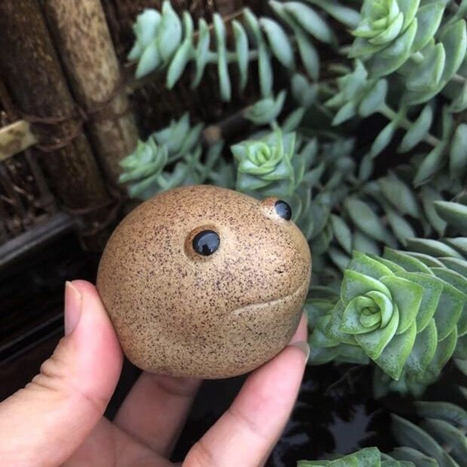 Ceramic Tea Pet Decoration/carving Golden Toad Personality - Etsy