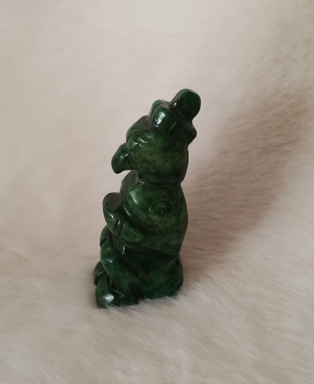 Vintage Chinese Jade Carved Sacred Bird Statues / Home - Etsy
